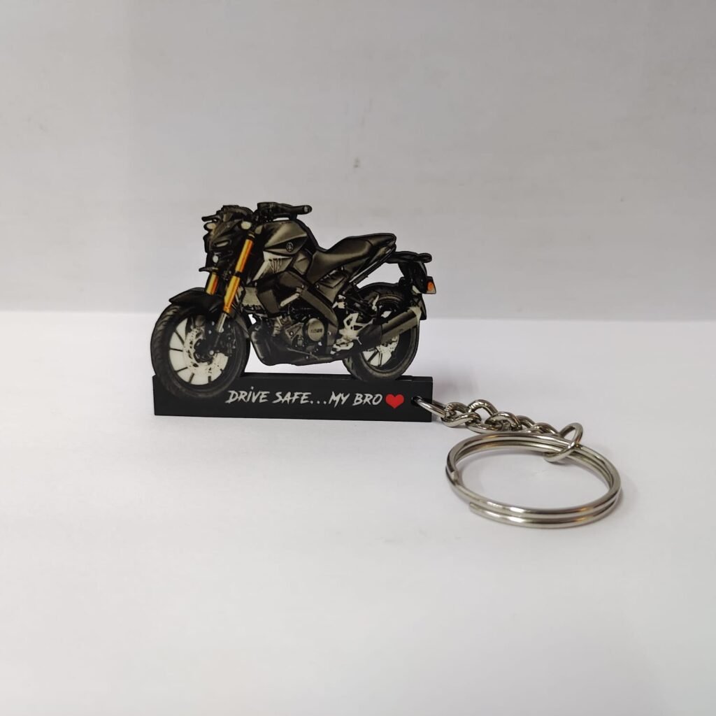 Best Yamaha MT 15 V2 Metallic Black Keychain – Tredzo