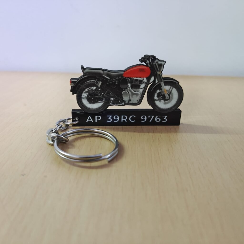 Best Royal Enfield Classic 350 Wooden Keychain - Tredzo
