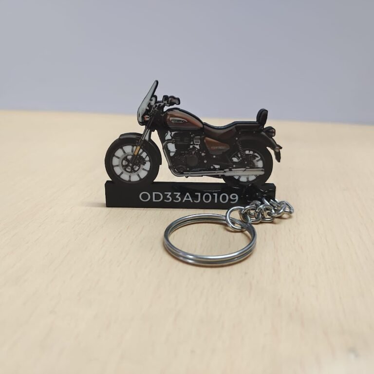 Best Royal Enfield Meteor 350 Wooden Keychain - Tredzo