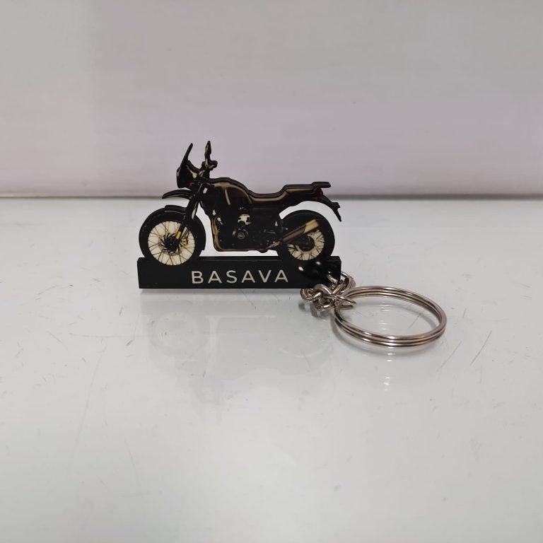 Best RE Himalayan 411 Granite Black Keychain - Tredzo