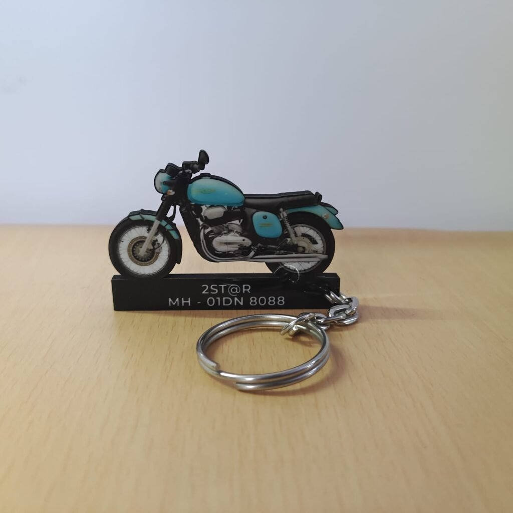Best Jawa 42 Halley's Teal Keychain - Tredzo