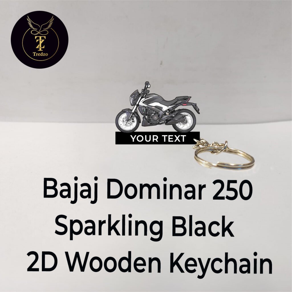 Best Bajaj Dominar 250 Sparkling Black Keychain - Tredzo