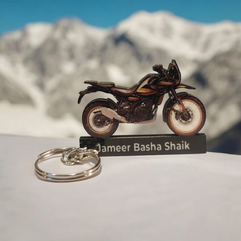 Best Royal Enfield Himalayan 450 Wooden Keychain - Tredzo