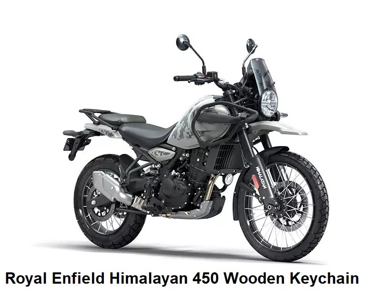 Best Royal Enfield Himalayan 450 Wooden Keychain - Tredzo